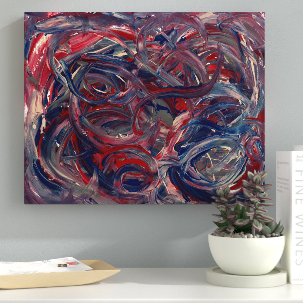 Latitude Run® 'Intermingled' by Coretta King Johnson - Print on Canvas ...