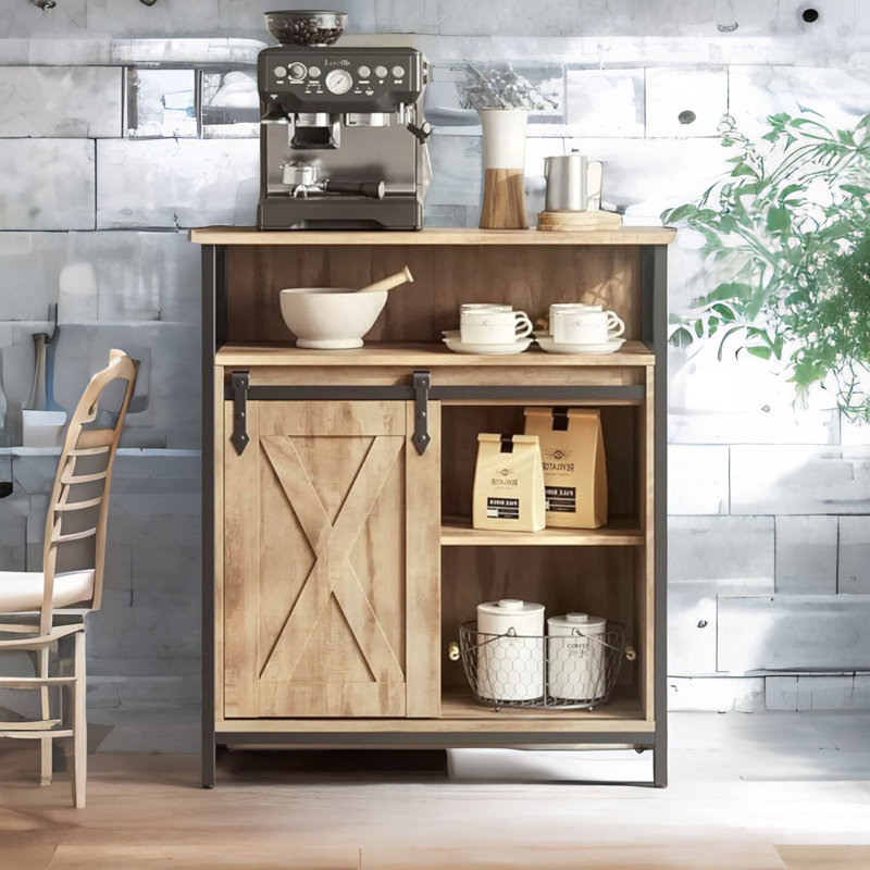 Rafaelo Mobilia Multipurpose Kitchen Sideboard Buffet Cabinet With ...