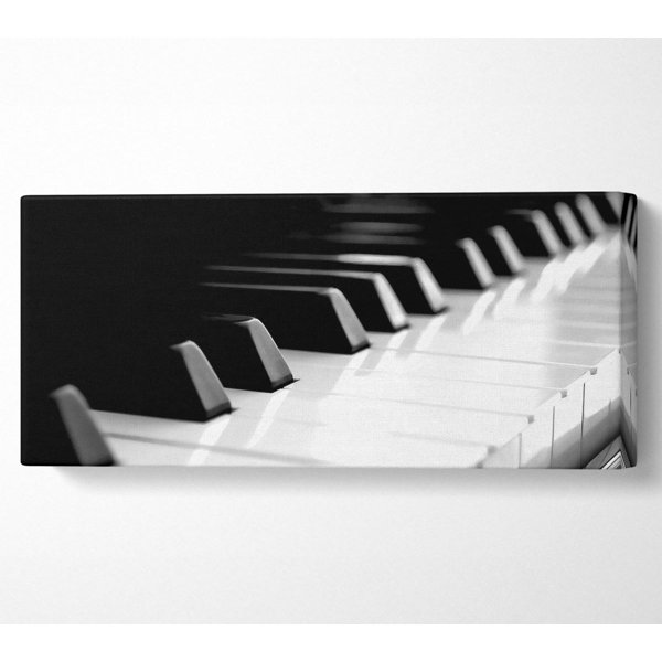 Latitude Run Piano Keyboard - Wrapped Canvas Art Prints | Wayfair.co.uk