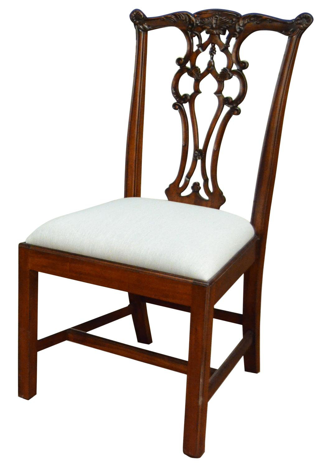 Leighton Hall Furniture Chippendale Straight Leg Side Chair | Wayfair