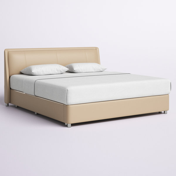 Wade Logan® Ashlley King Upholstered Storage Platform Bed | Wayfair