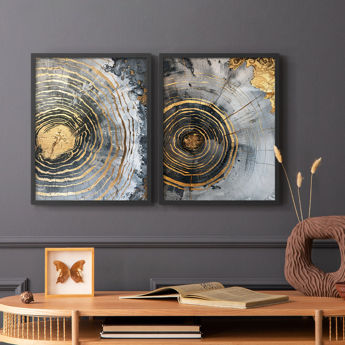 Wrought Studio™ ABSTRACT Series CCXXXIII-Premium Framed Print -Ready to ...