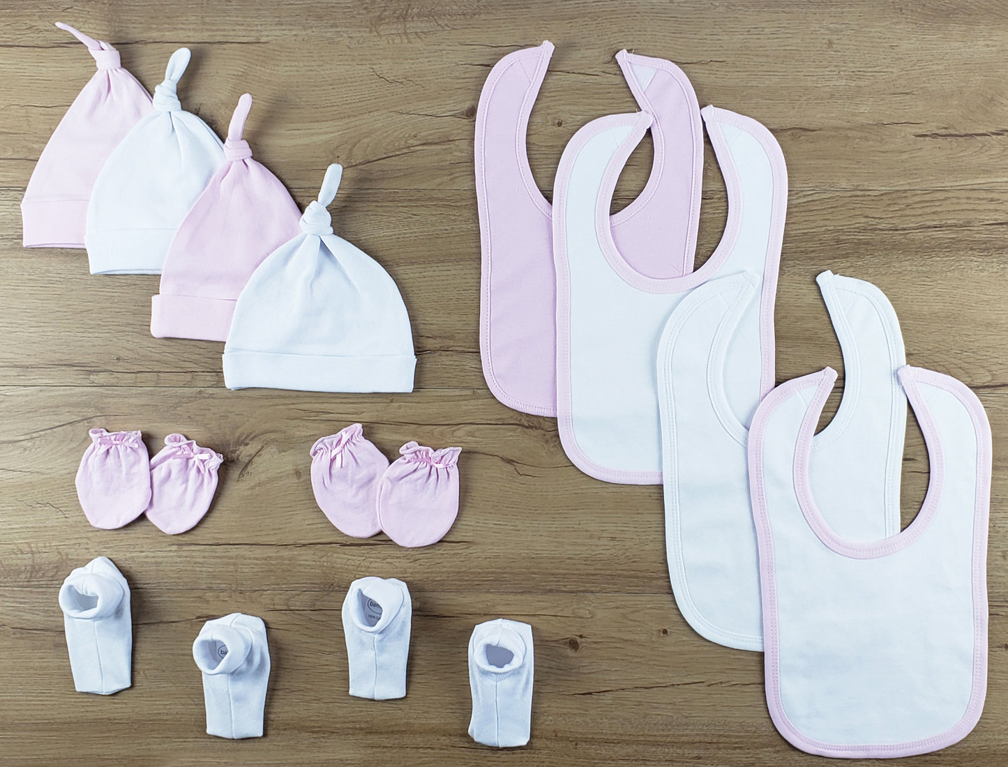 Bambini 12 PC Set Of Bibs, Caps, Booties | Wayfair