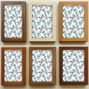 Mi Alma 5" x 5" Floral Bird Vinyl Peel and Stick Mosaic Tile (Set of 24 ...