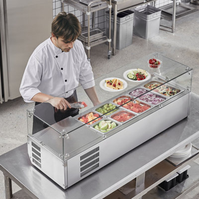 VEVOR 0.65 Cubic Feet Refrigerated Display Case - 59'' | Wayfair