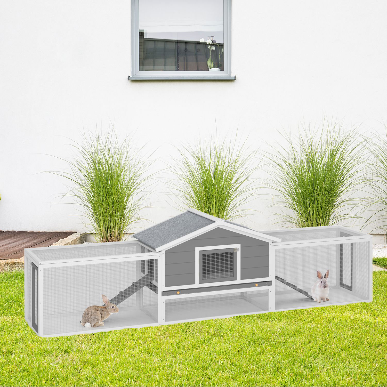 Tucker Murphy Pet™ Small rabbit chick duck pet house with asphalt ...