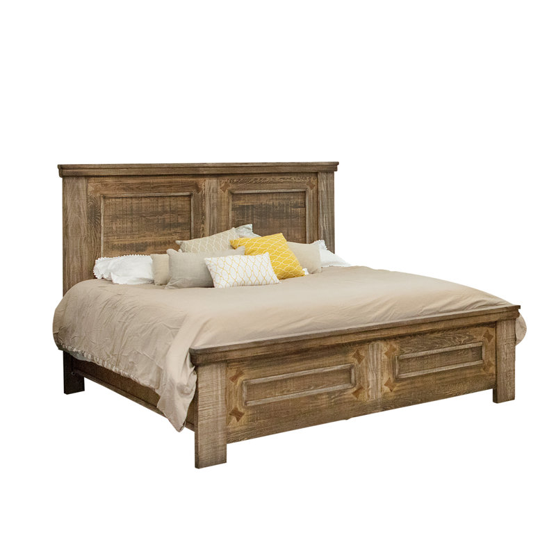 International Furniture Direct Montana Solid Wood Standard Bed | Wayfair