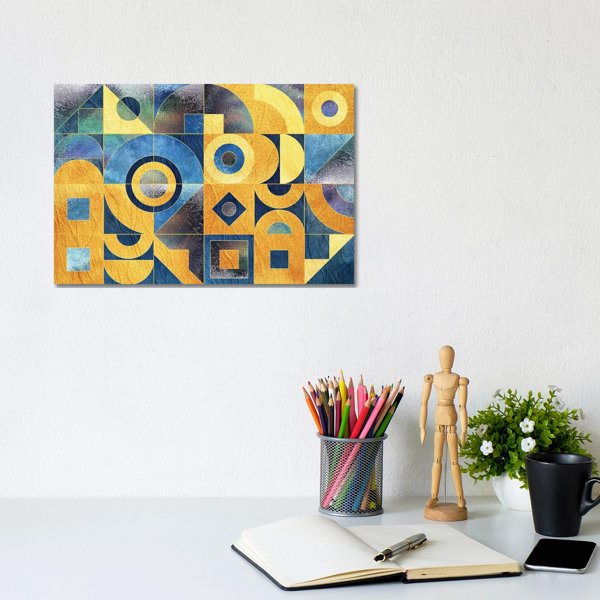 Corrigan Studio Geometric XXXX by Tenyo Marchev - Wrapped Canvas Print ...