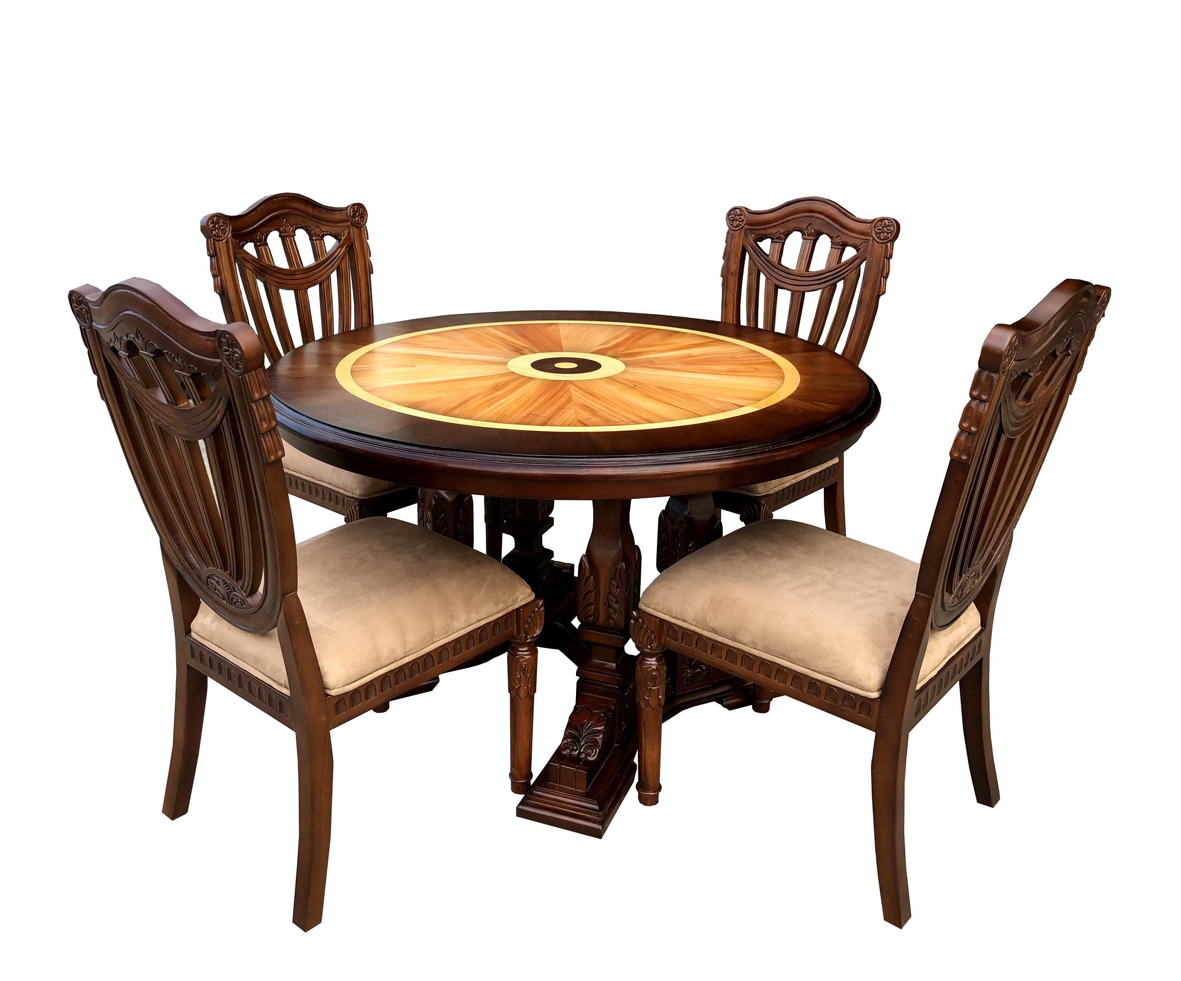 D-Art Collection Sheraton Round 50'' Dining Set | Wayfair