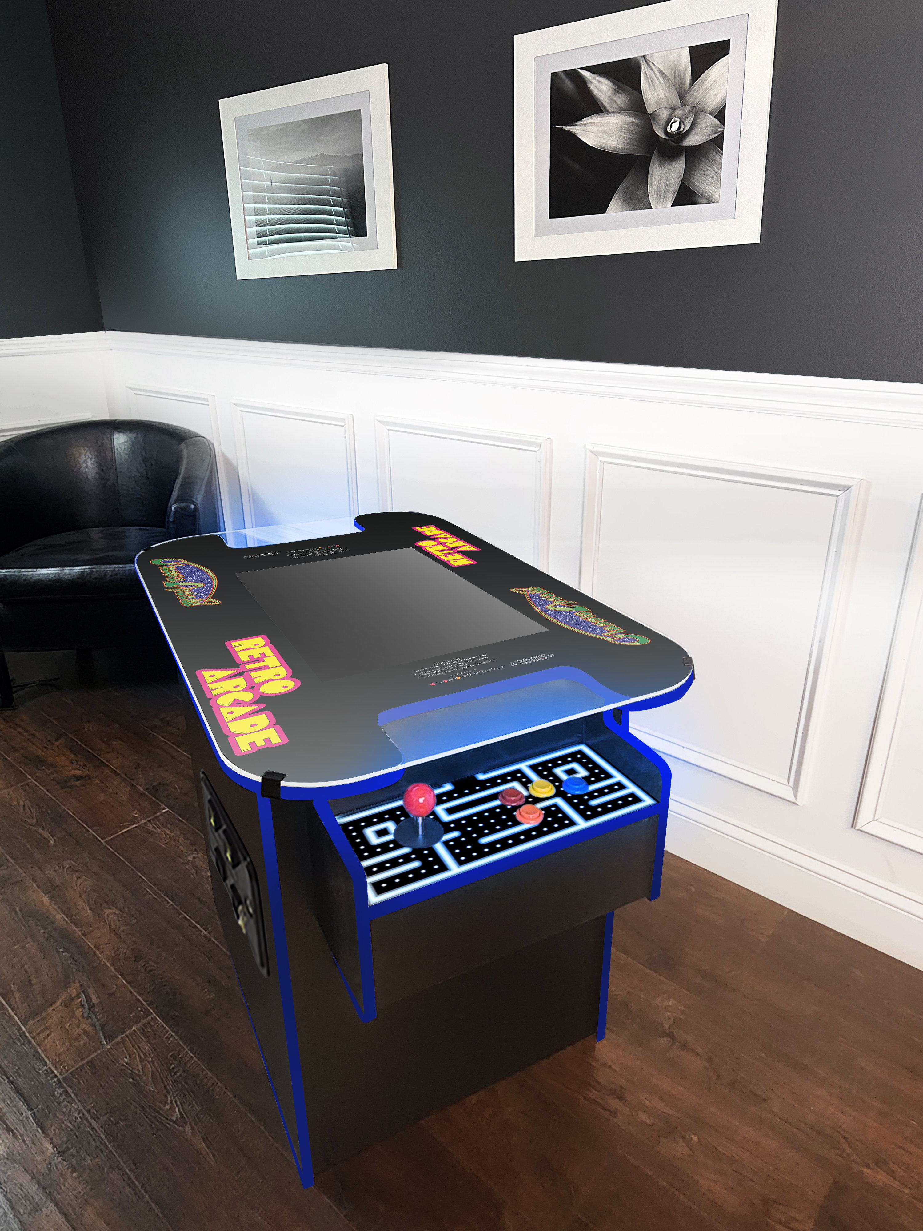 Suncoast Arcade Premium Cocktail Arcade Machine with 19" Monitor and ...