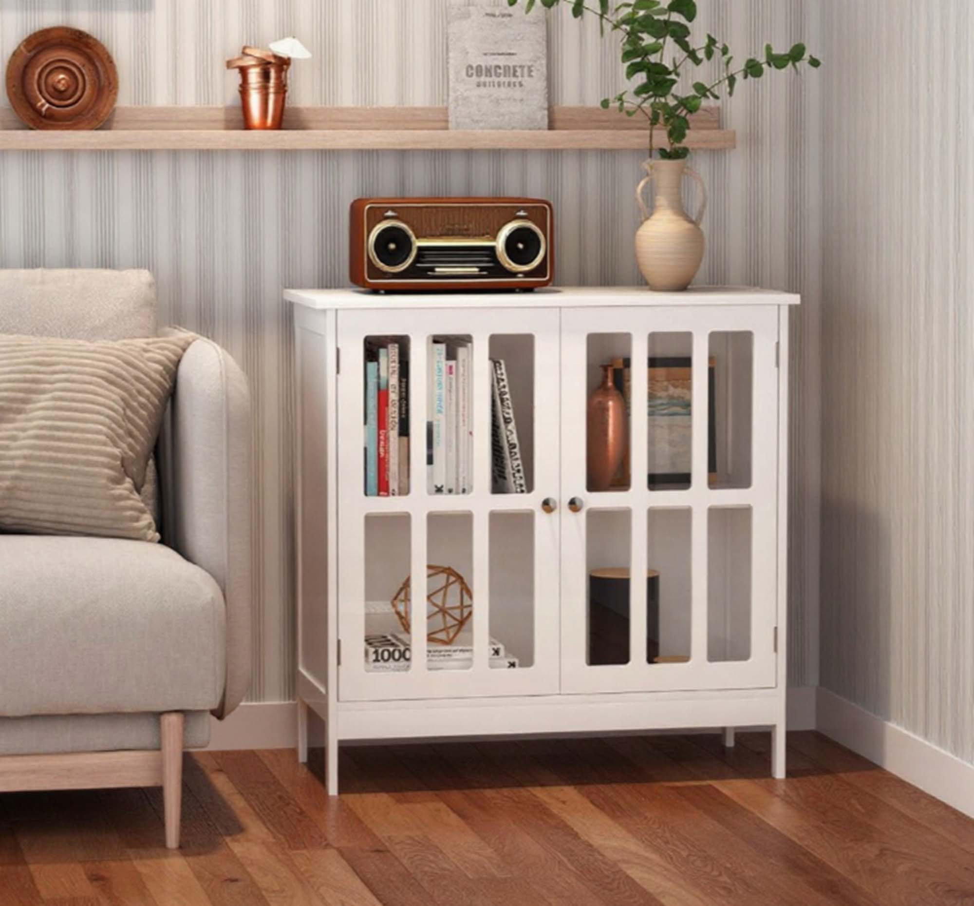 Ebern Designs Contemporary Storage Cabinet, Cupboard Buffet - Wayfair ...