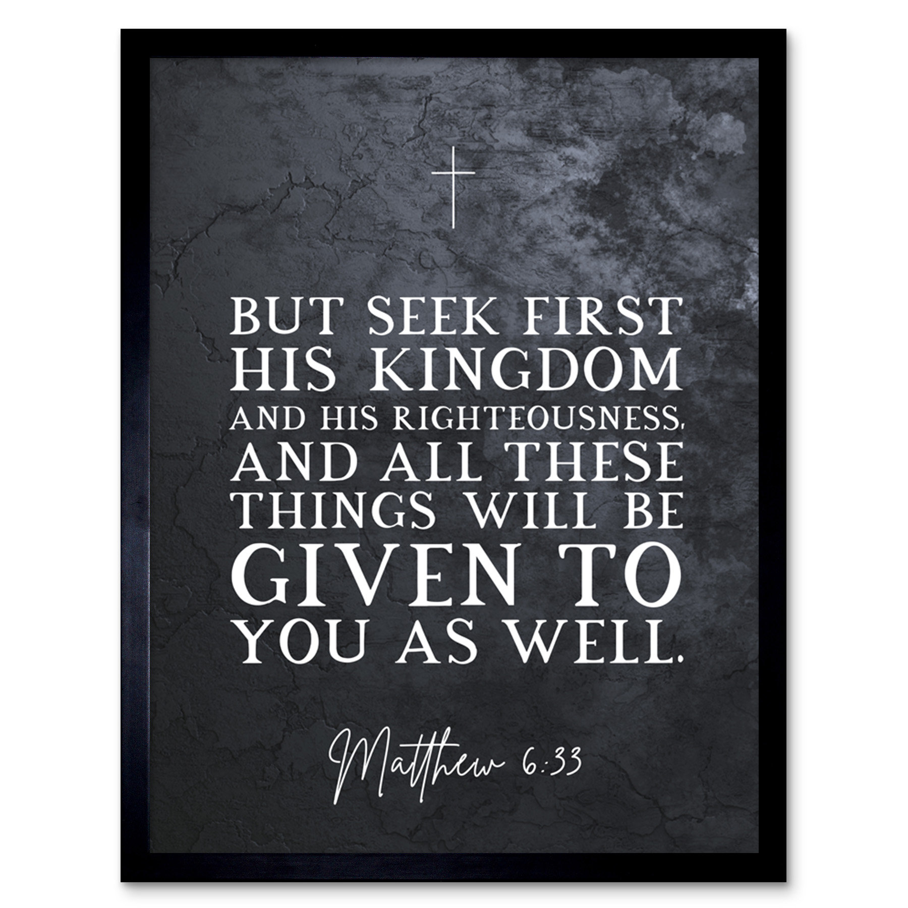 Maturi Matthew 6:33 See First His Kingdom And Righteousness Christian ...