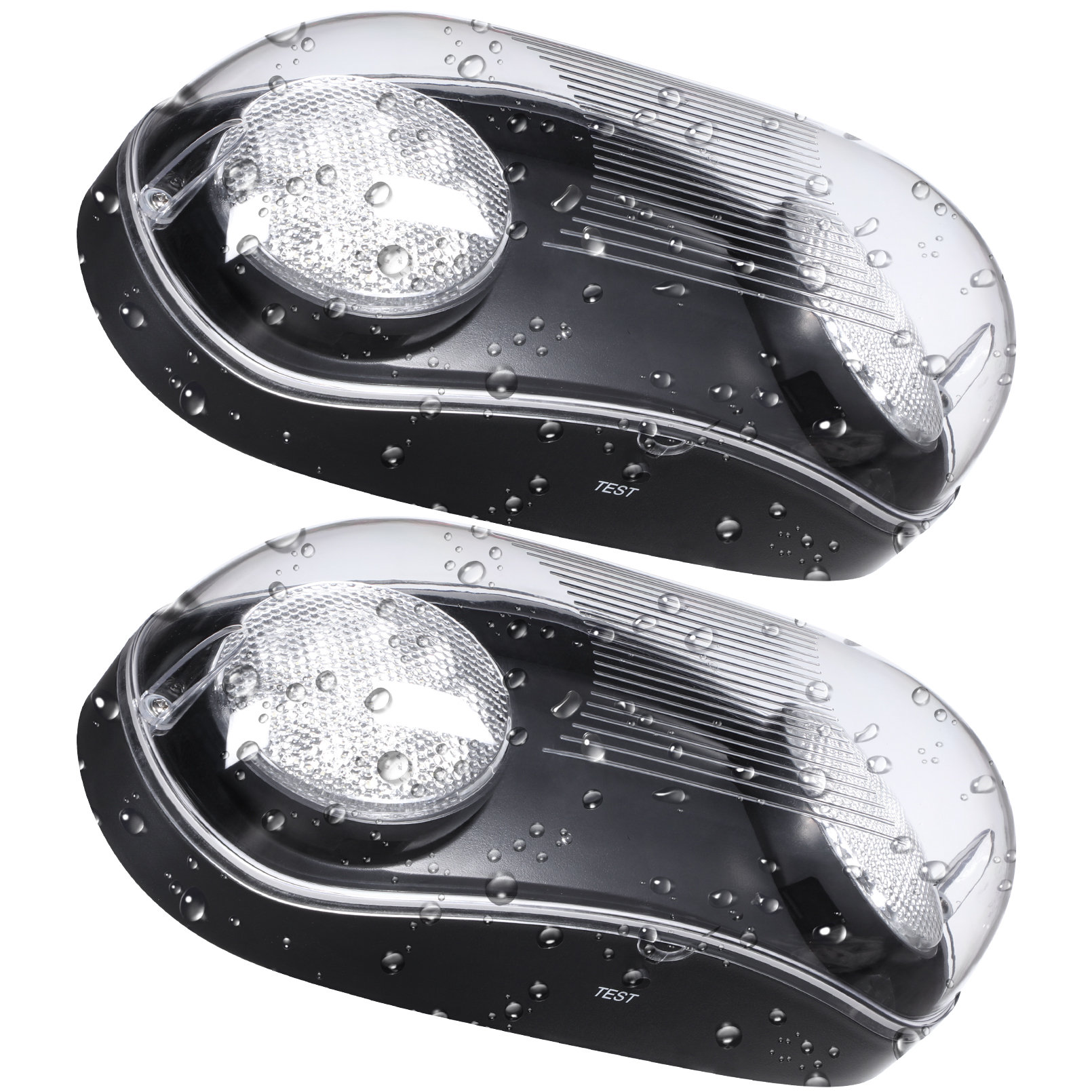 LEONLITE Led Emergency Exit Light With Battery Backup, 2 Adjustable ...