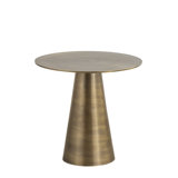 Mercer41 Kechia Antique Brass Finished Side Table & Reviews | Wayfair