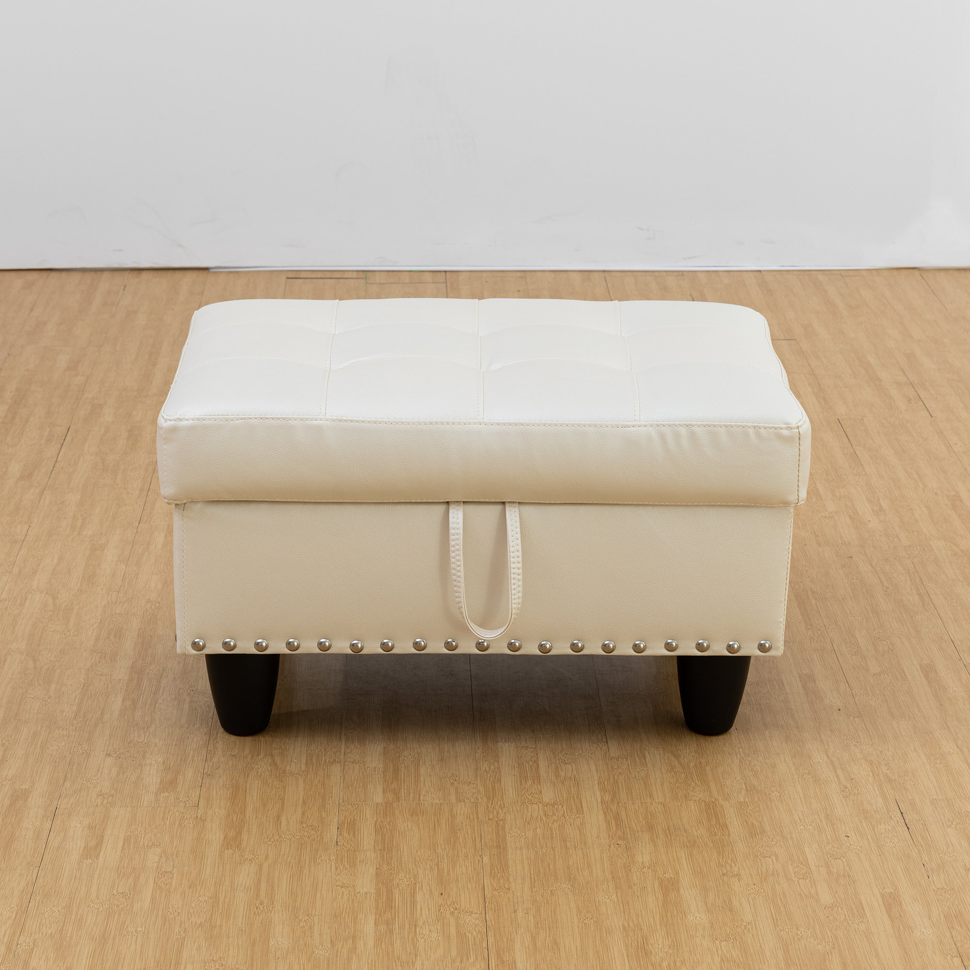 Red Barrel Studio® Yinn Upholstered Standard Storage Ottomans with ...