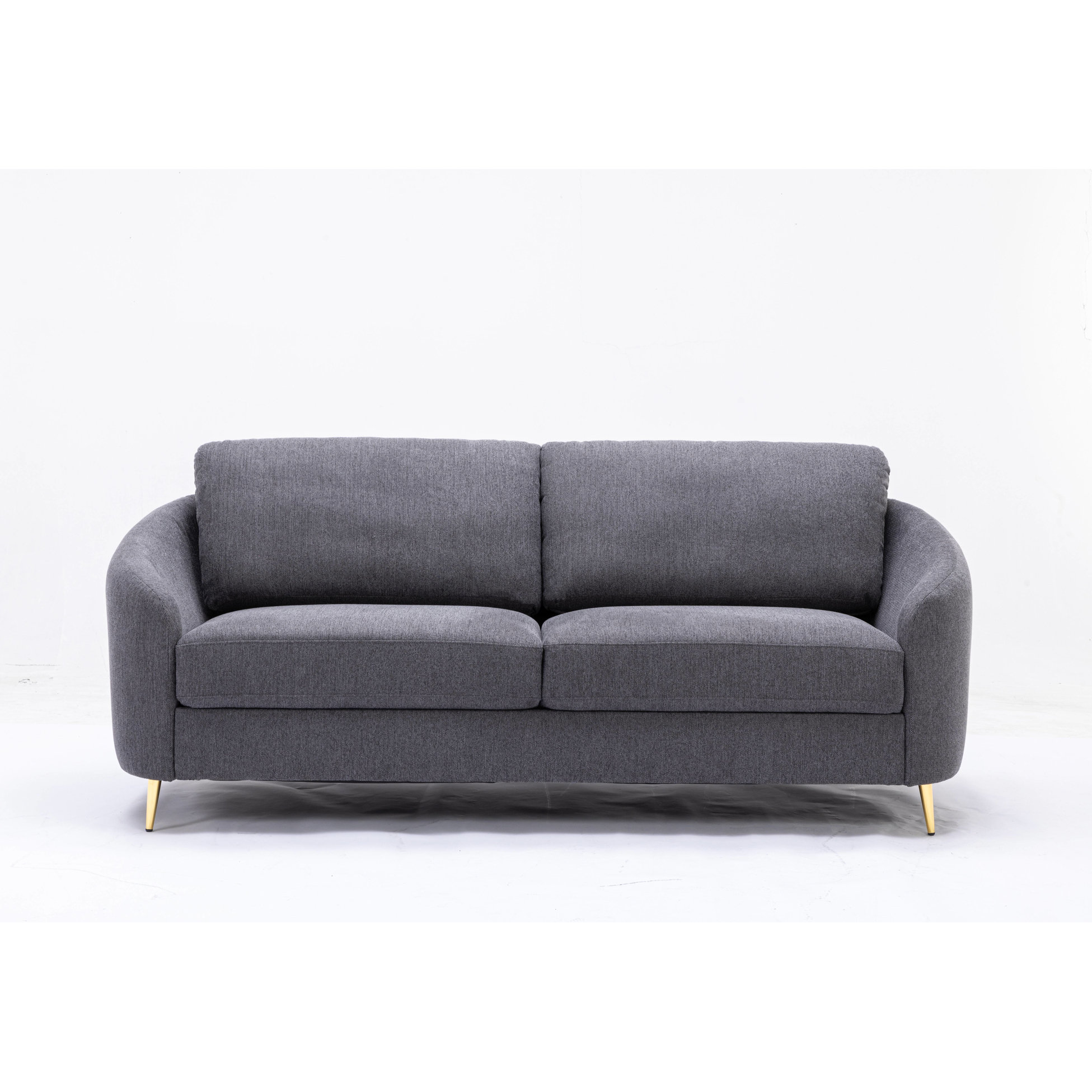 Ivy Bronx Chic Gray Linen Corner , Stable Angular Design, Adaptable ...