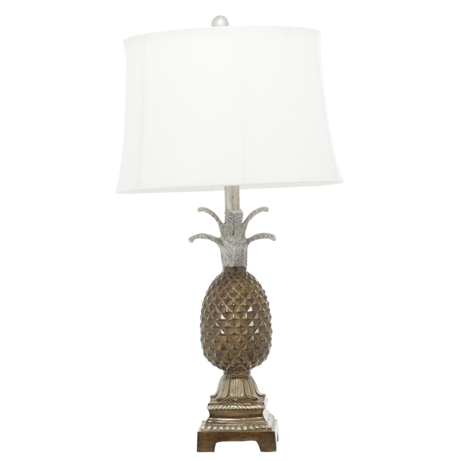Bay Isle Home™ Overton Polystone Pineapple 28" Table Lamp Set & Reviews ...