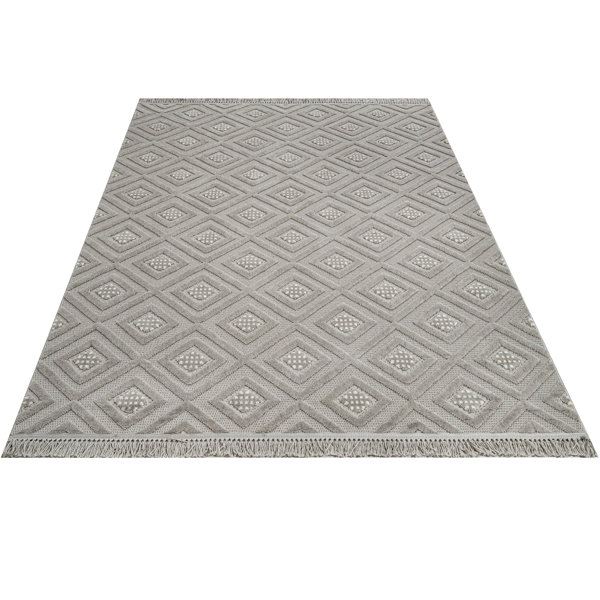 Lofy Dizayn Cotton Geometric Rug | Wayfair