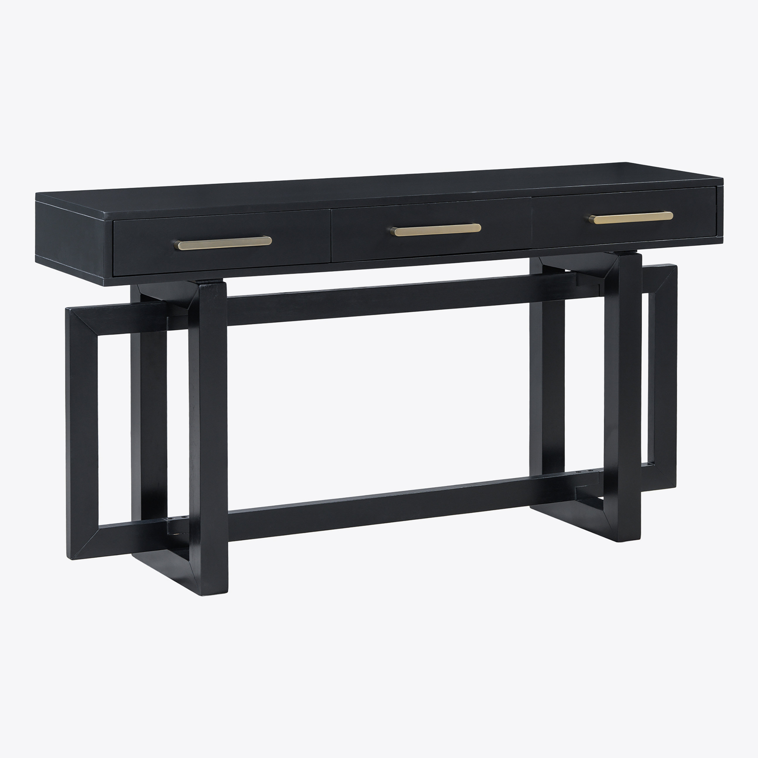 Latitude Run® Elegant Console Table with Three Drawers, Extra Long ...