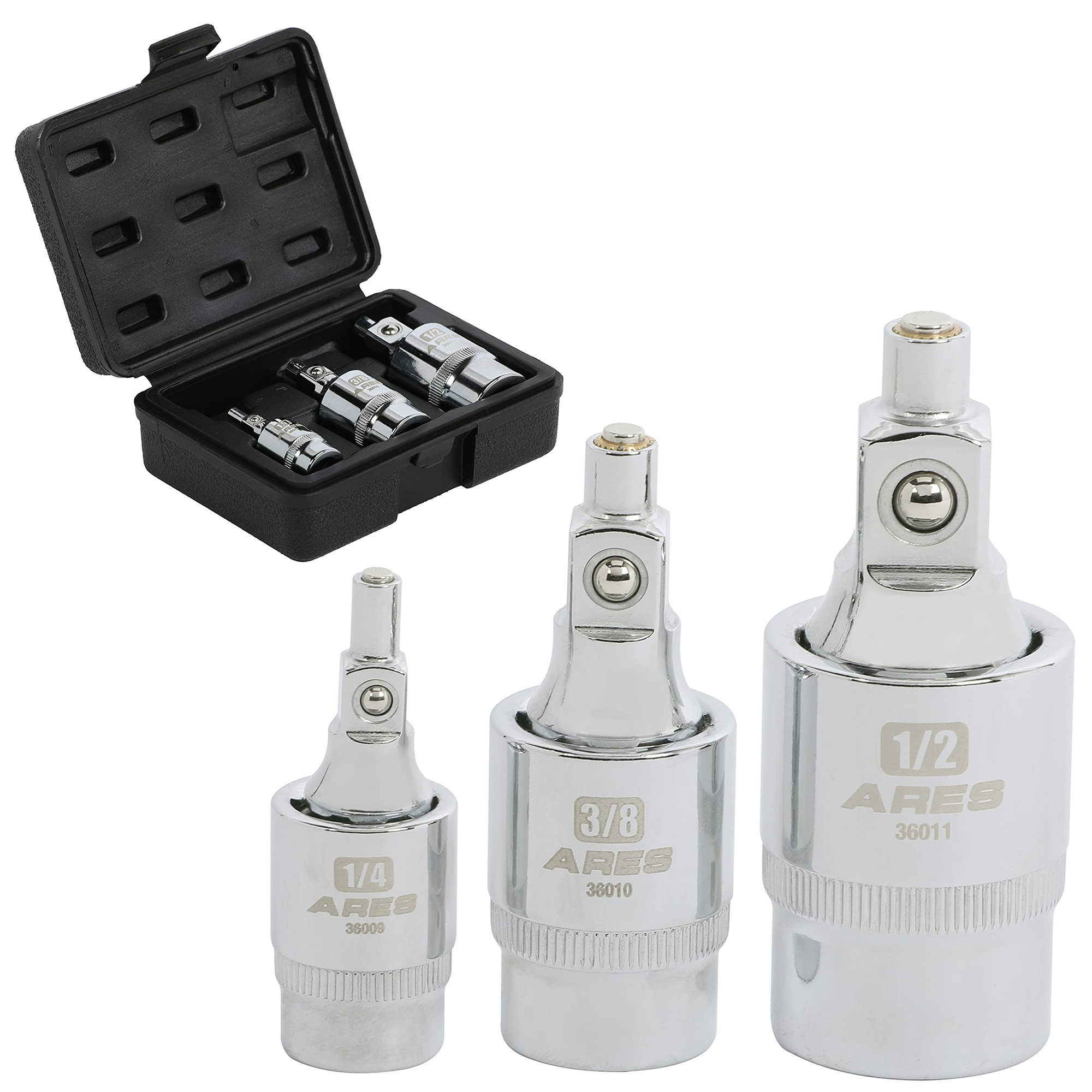 WFX Utility™ 3-Piece Magnetic 2-Stage Universal Joint Set | Wayfair