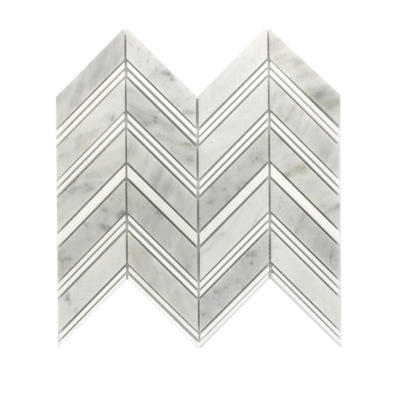 Atelier Tile Thassos Marble Strips Natural Stone Mosaic Tile - Wayfair ...