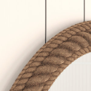 Sand & Stable™ Watch Hill Rope Beveled Accent Mirror & Reviews | Wayfair