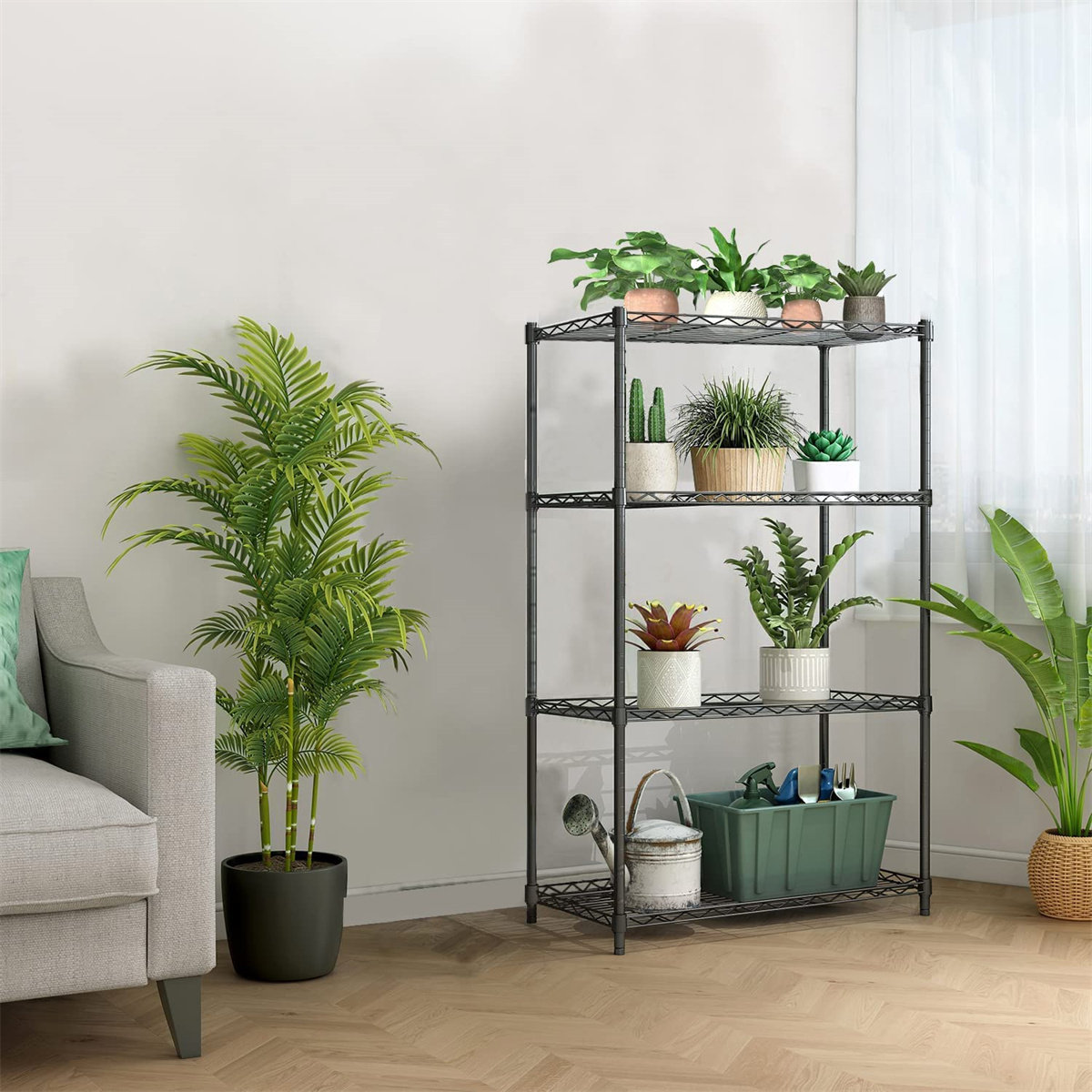Rebrilliant 13.4'' W Stainless Steel Shelving Unit - Wayfair Canada