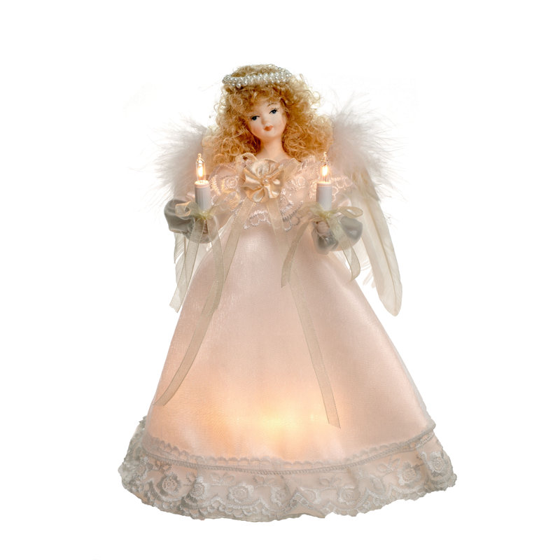 The Holiday Aisle® 10" Angel Tree Topper & Reviews | Wayfair