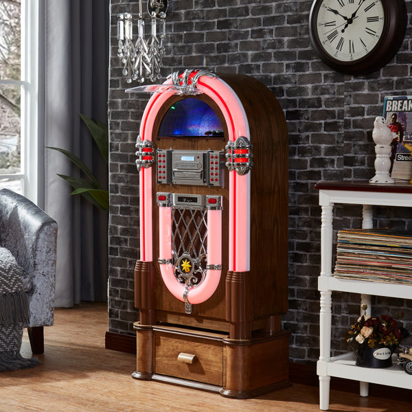 Arkrocket Audio Arkrocket Taurus II Jukebox with Stand Vinyl Record ...