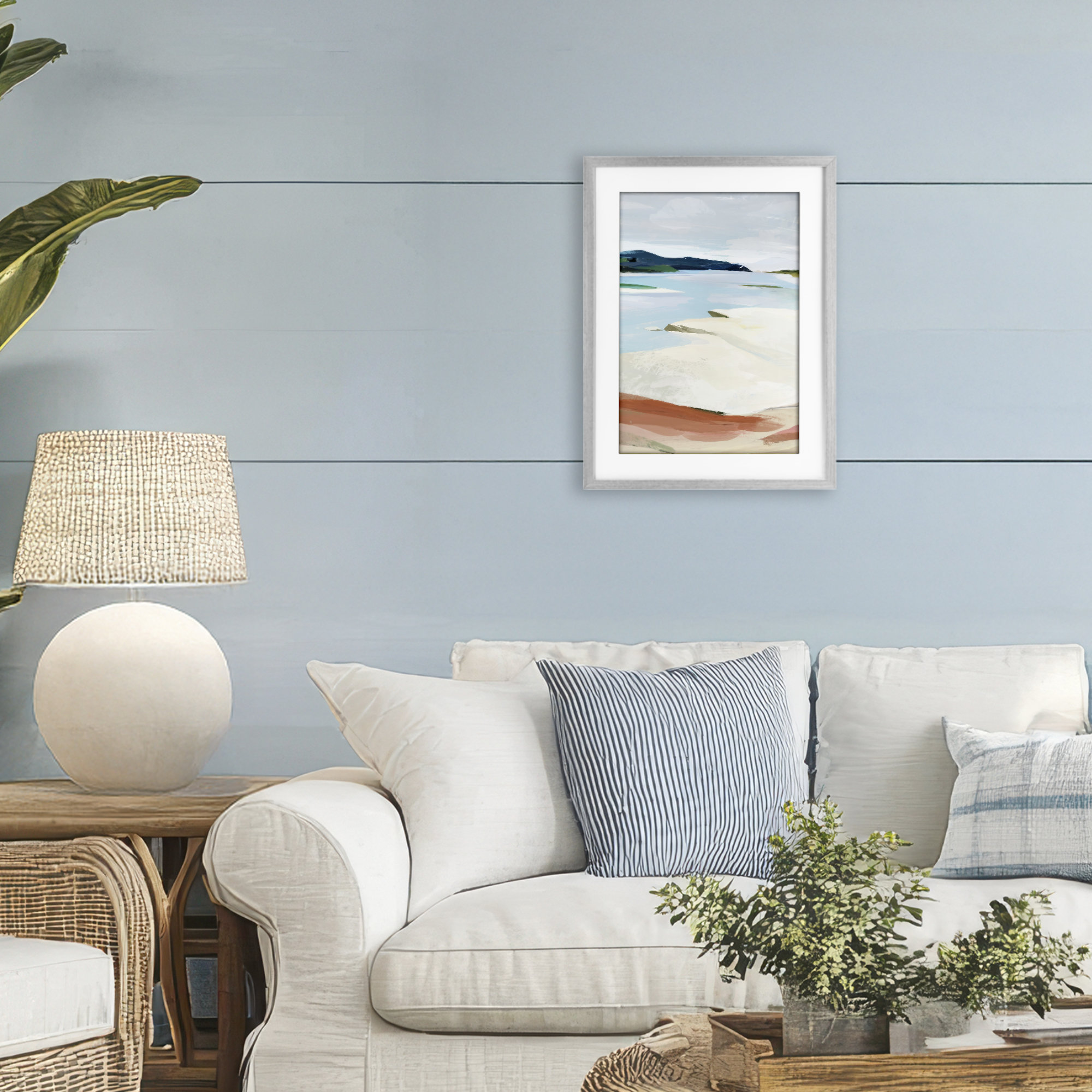 Highland Dunes Afternoon Winter Scene Framed Print Under Glass, design ...
