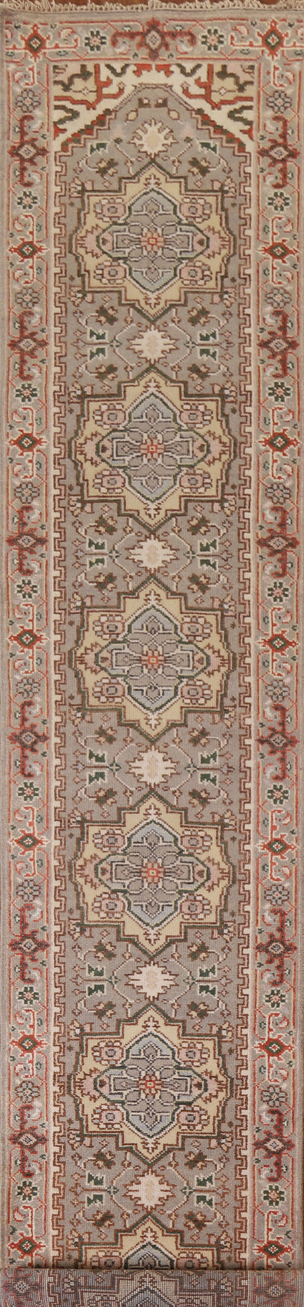 Bungalow Rose Wool Traditional Oriental Runner Rug 3x14 | Wayfair