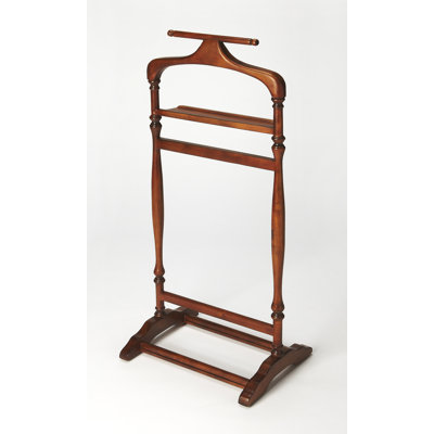 Lark Manor Arine Solid Wood FreeStanding Valet Stand & Reviews | Wayfair