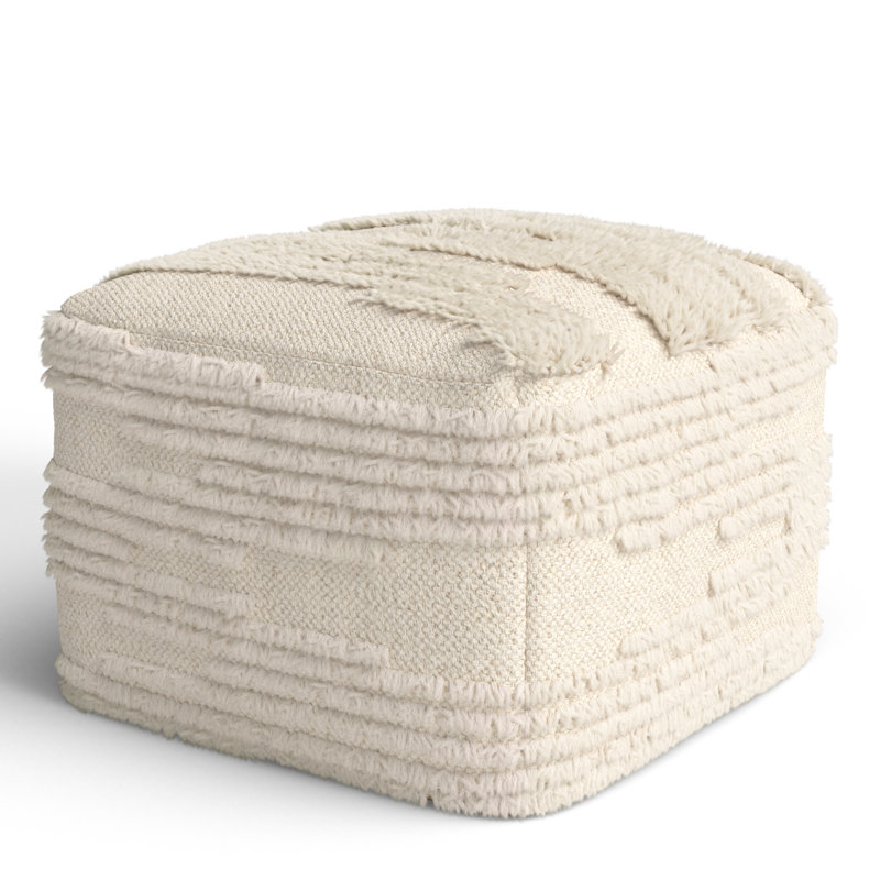 Birch Lane™ Jeanna 20" Wide Pouf Ottoman & Reviews | Wayfair