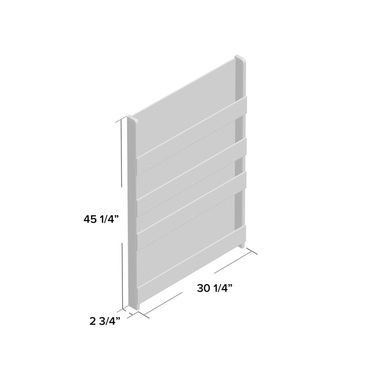 Tidy Books 4 Compartment Solid + Manufactured Wood Book Display ...