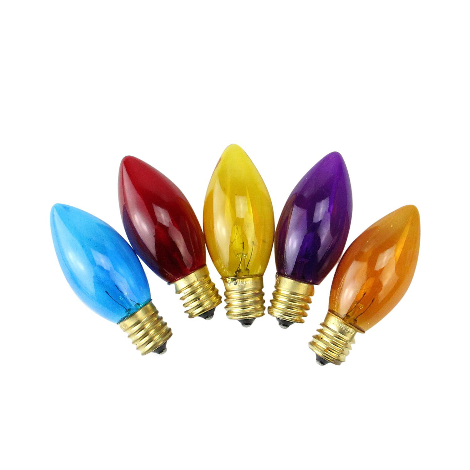 Northlight Seasonal Pack of 25 C9 Multi-Color Opaque Christmas ...