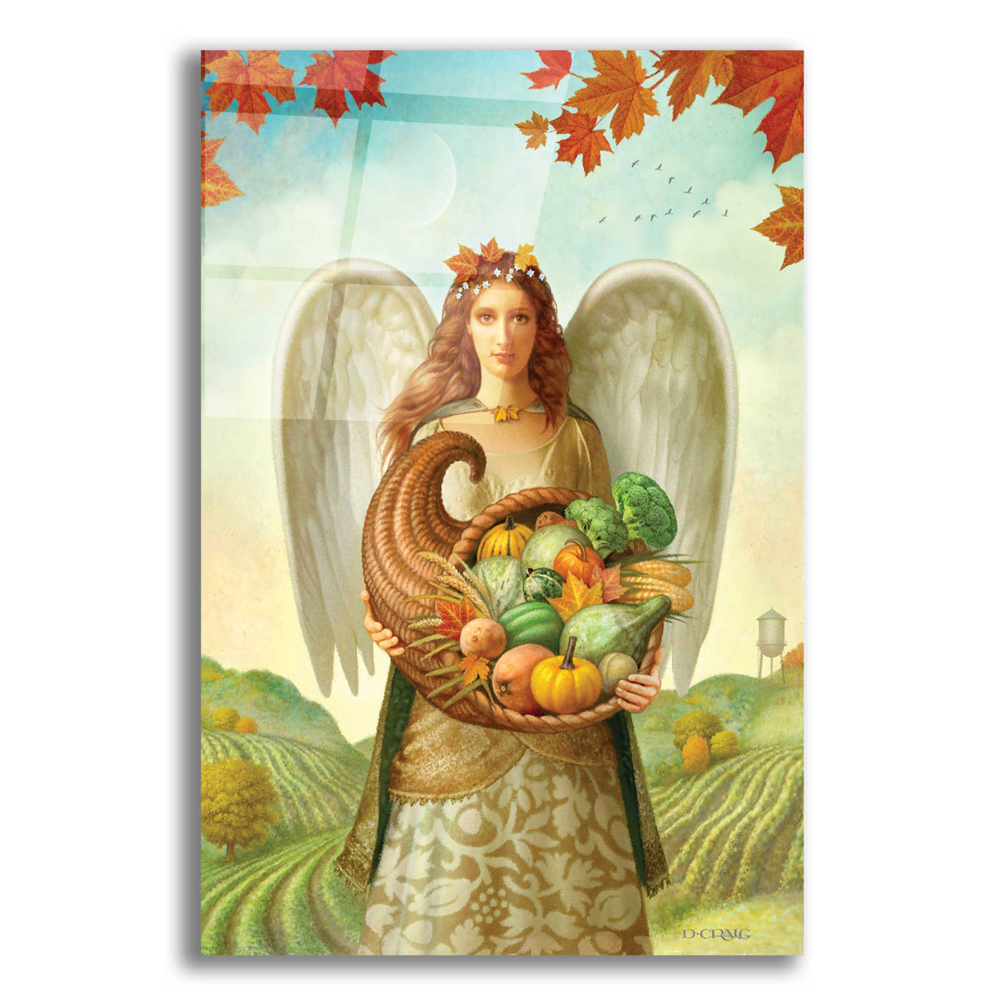Red Barrel Studio® 'Harvest Angel' By Dan Craig Acrylic Glass Wall Art ...