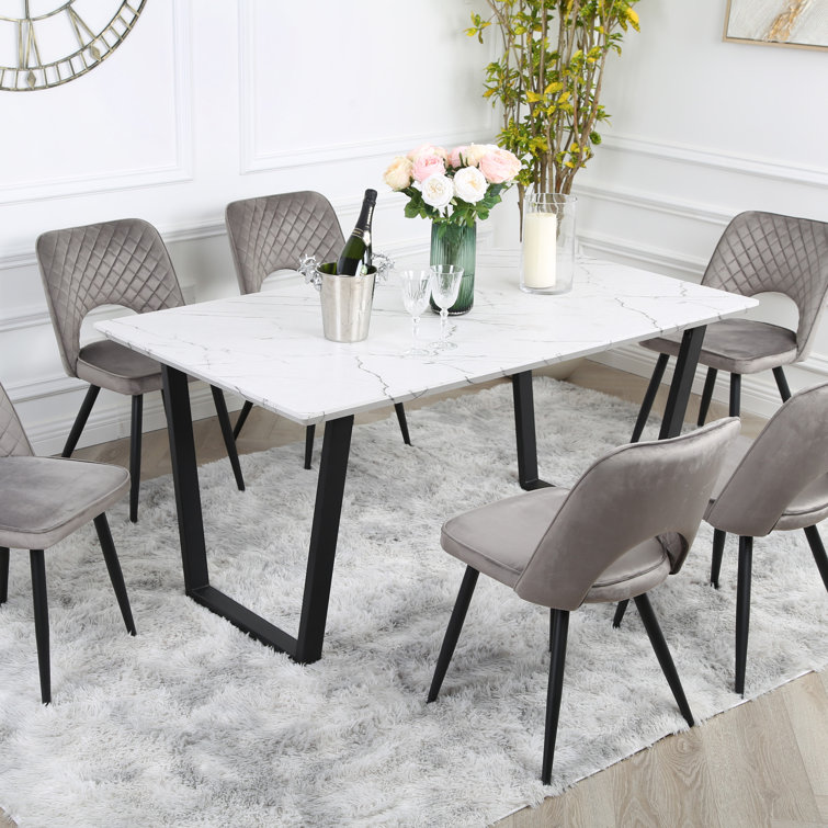 Brayden Studio Asfand 6 - Person Dining Set | Wayfair.co.uk