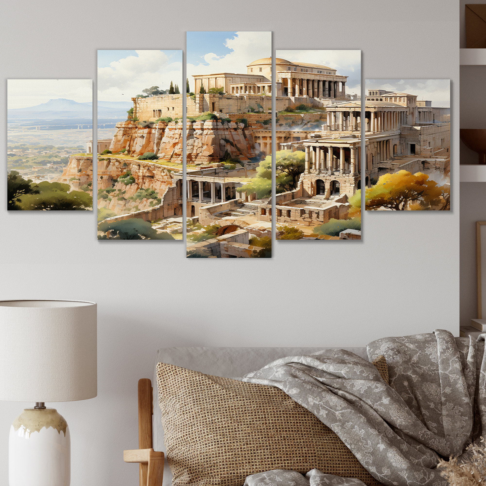 Charlton Home® Greece Emperor Dreams II - Greece Wall Art Print - 5 ...