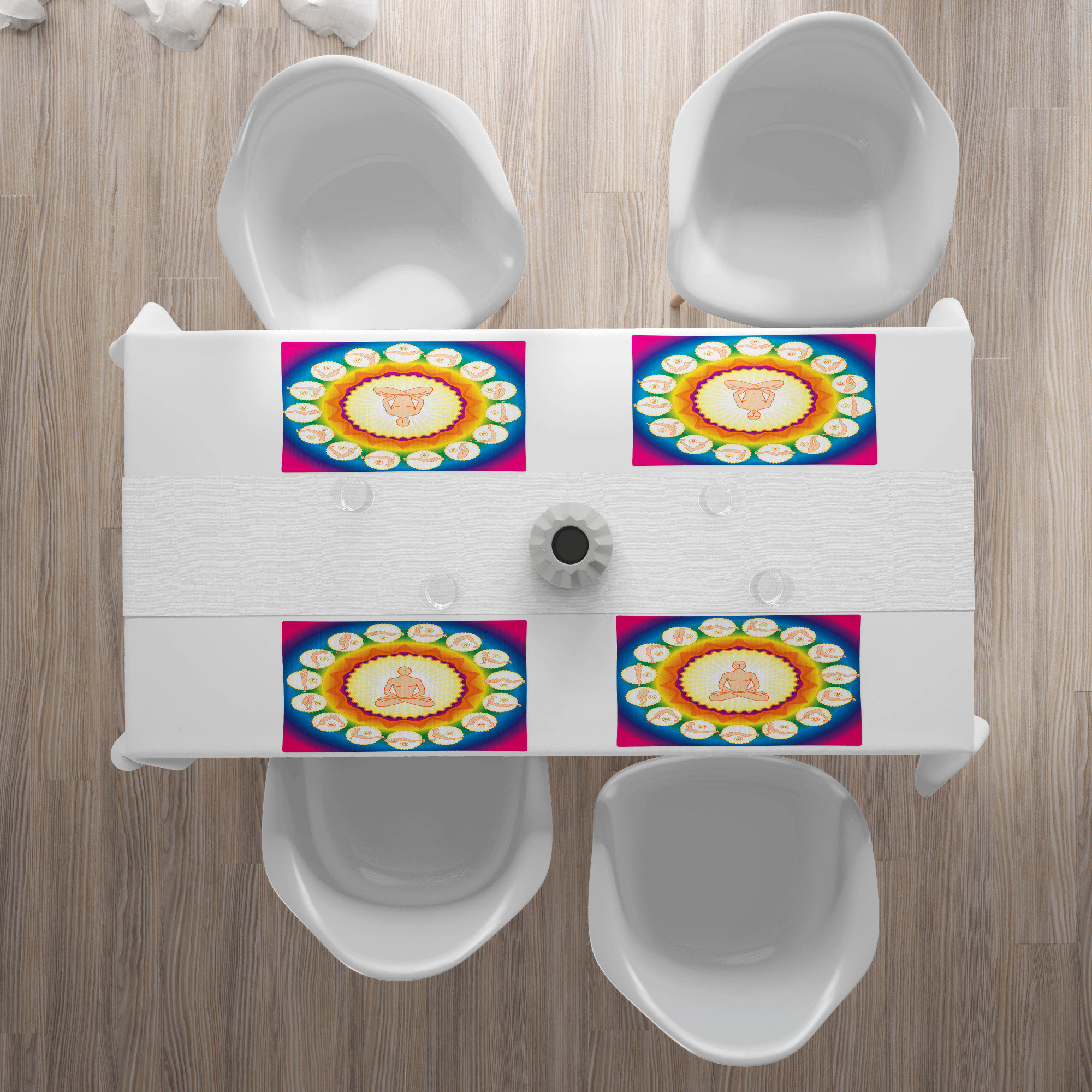 East Urban Home Yoga 18.5" Placemat | Wayfair