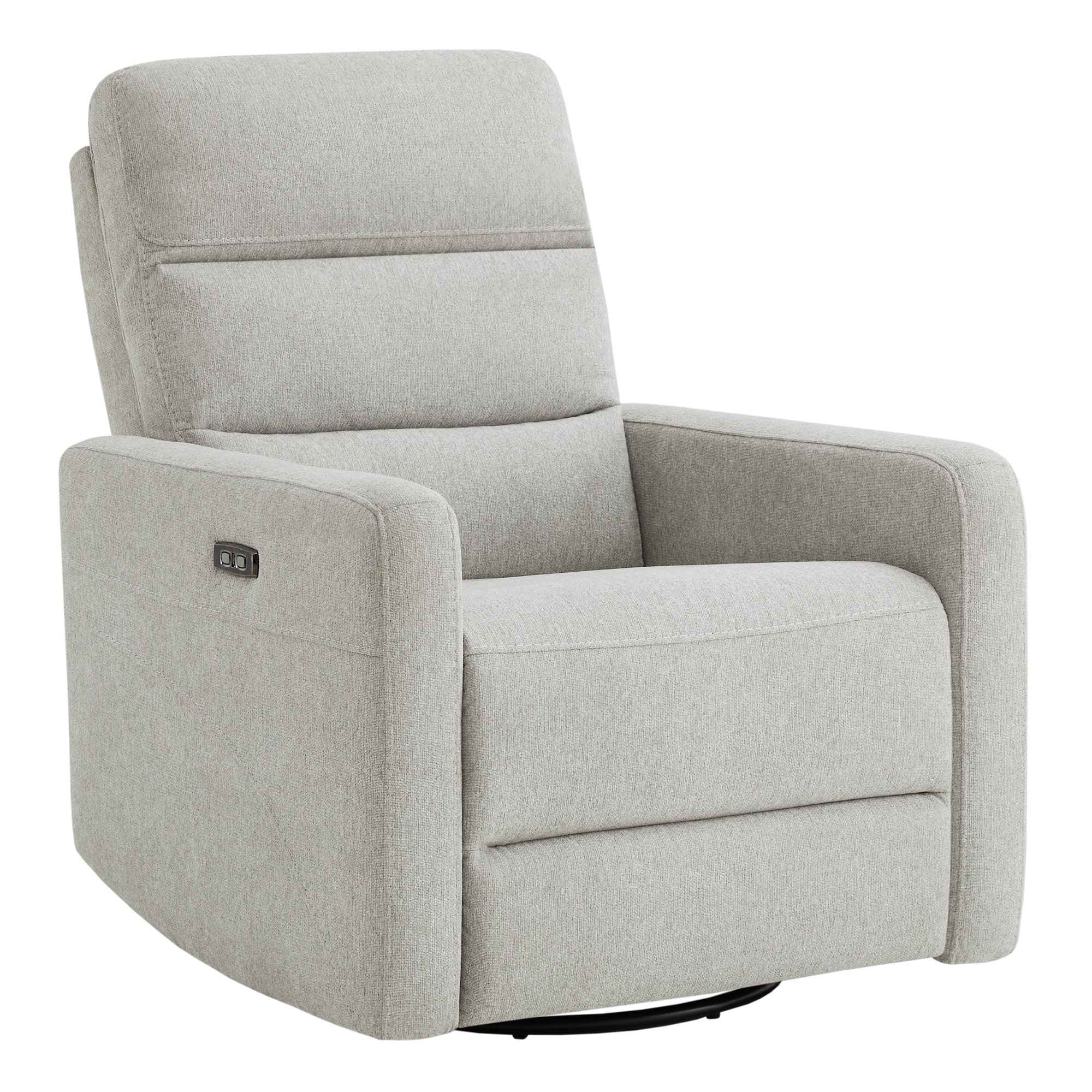 Joss & Main Mila Upholstered Rocking Swivel Power Recliner & Reviews ...