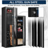 KAER 8 Gun Safe,Gun Safe for Rifles and Pistols,Large Gun Cabinet,Rifle ...