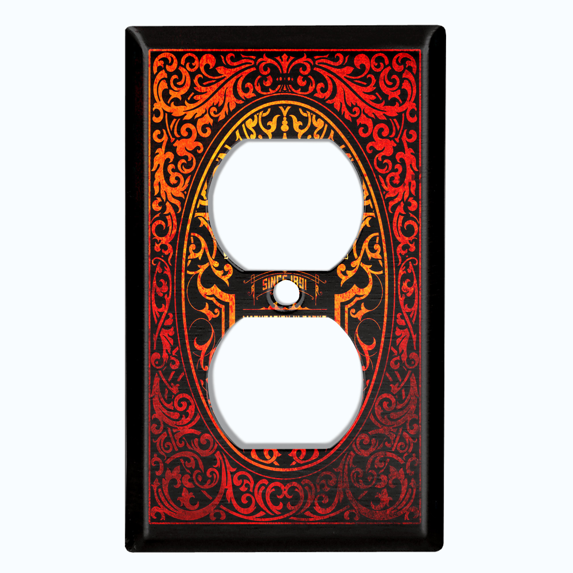 WorldAcc Metal Light Switch Plate Outlet Cover (Vintage Scottish ...