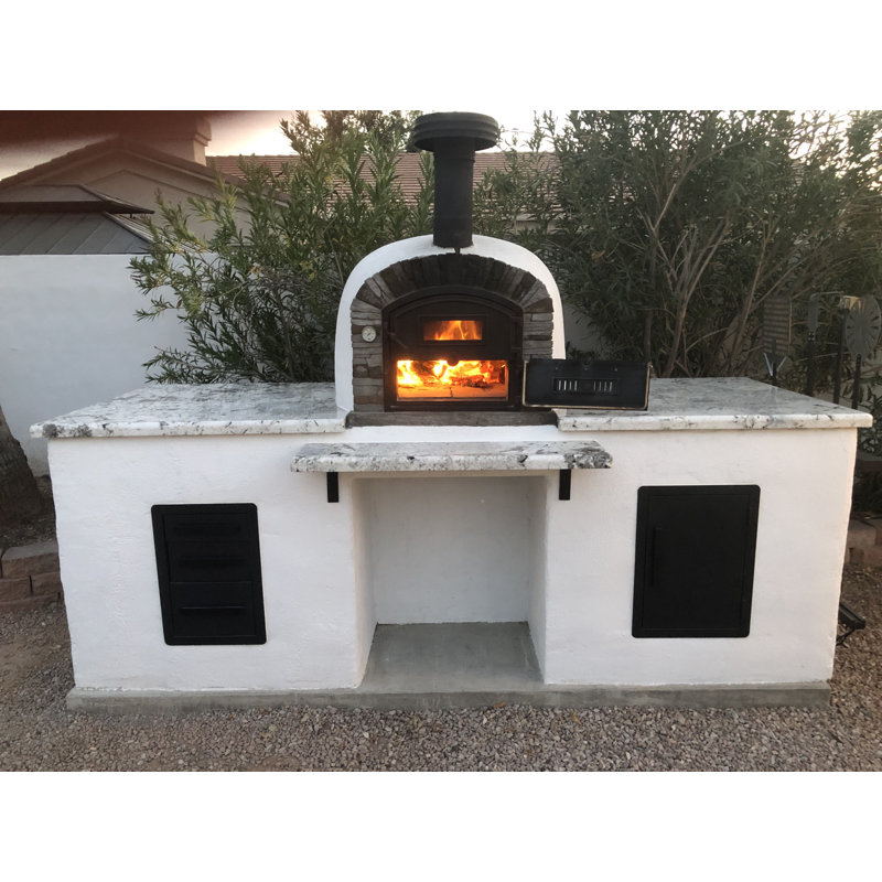 Authentic Pizza Ovens Ventura Stacked Stone Brick Pizza Oven | Wayfair