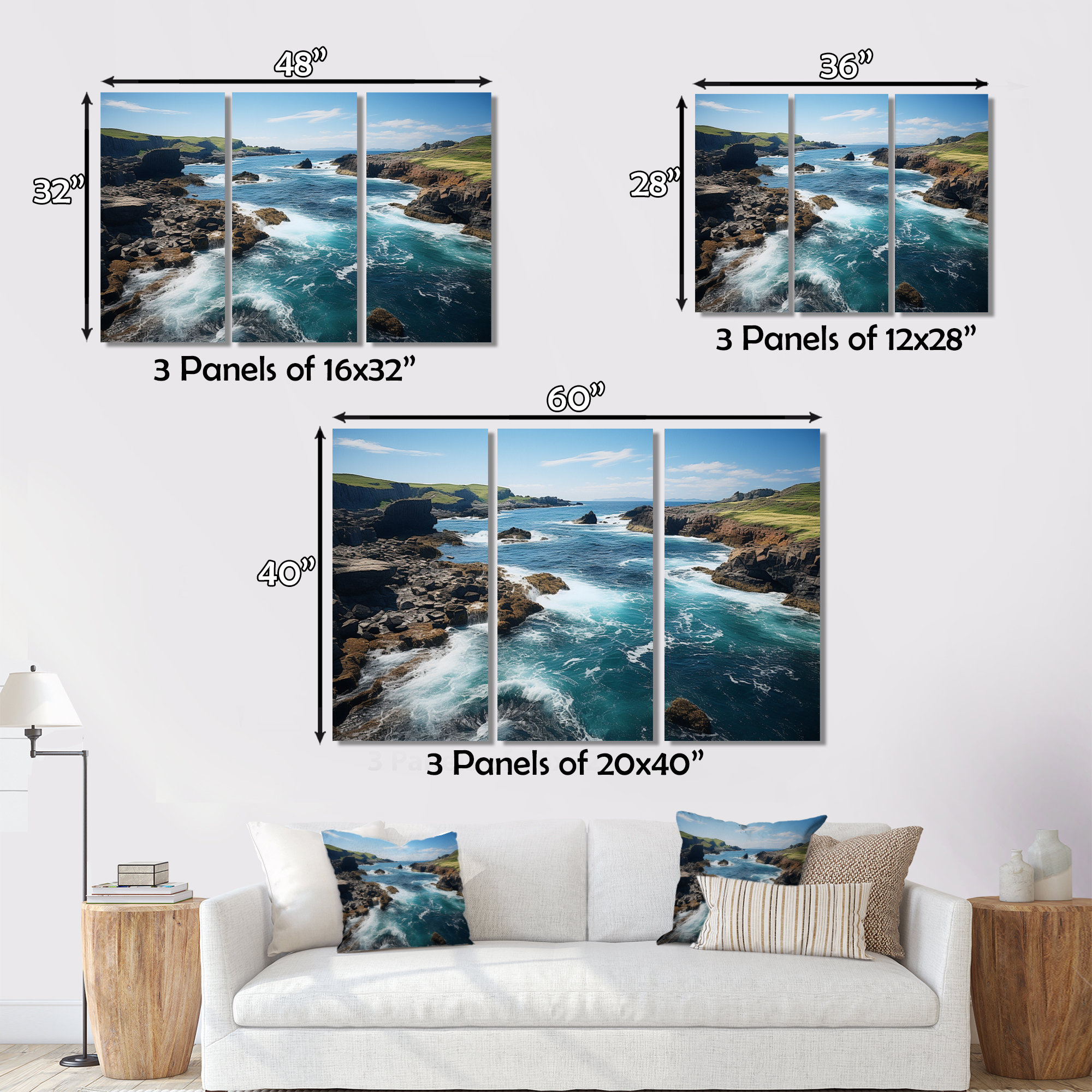 Design Art Canada Newfoundland Seascapes I - Landscapes Metal Wall ...