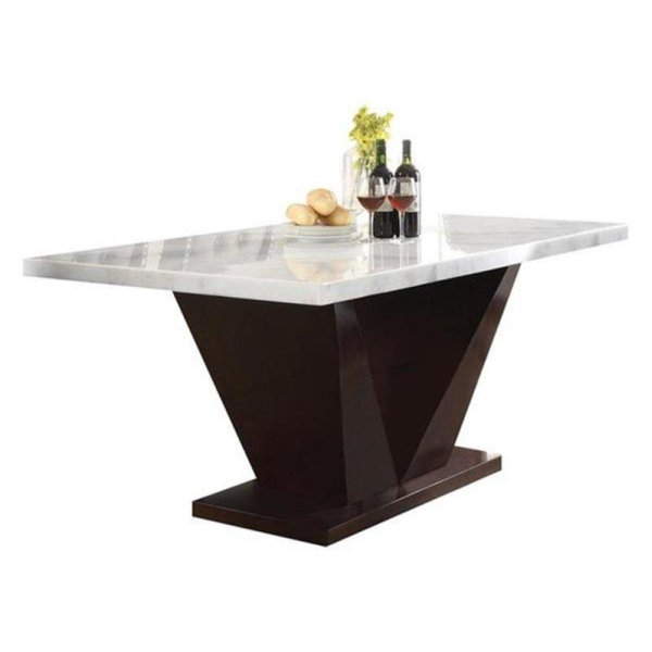 Orren Ellis Finau 64" Pedestal Dining Table | Wayfair