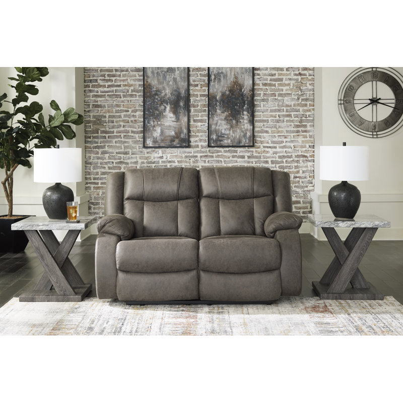 Hokku Designs First Base Reclining Loveseat and 2 Recliners | Wayfair