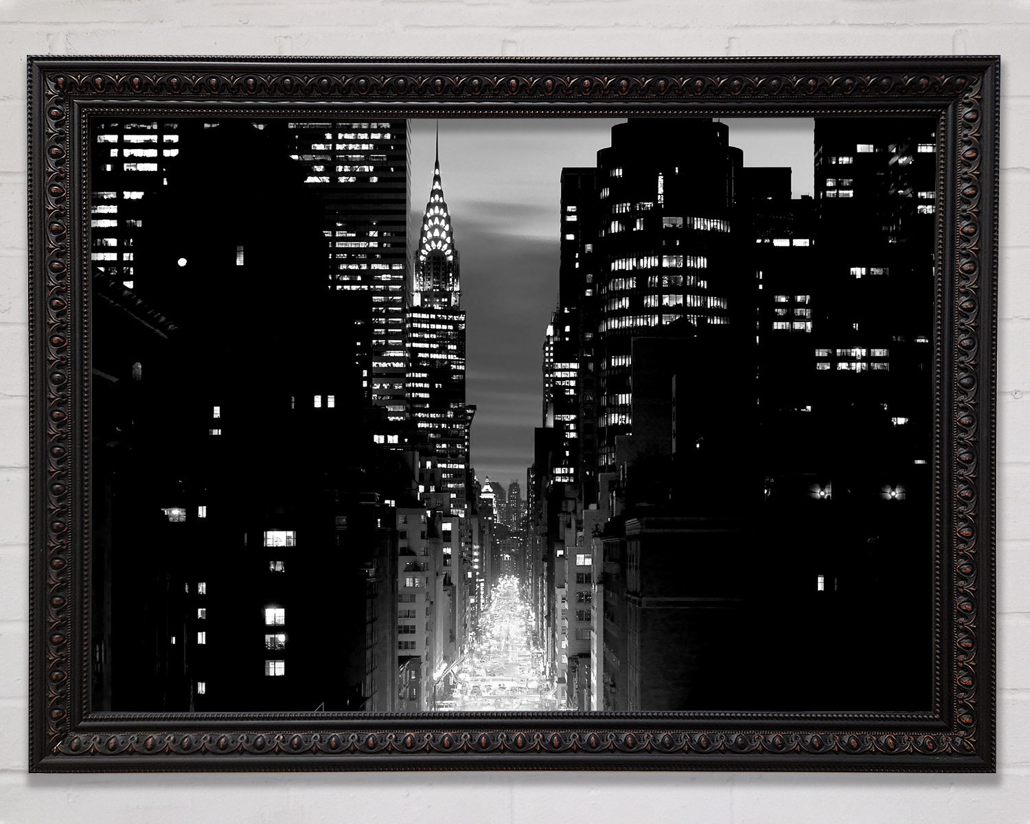 Ebern Designs View Down 5Th Avenue New York B N W - Print | Wayfair.co.uk