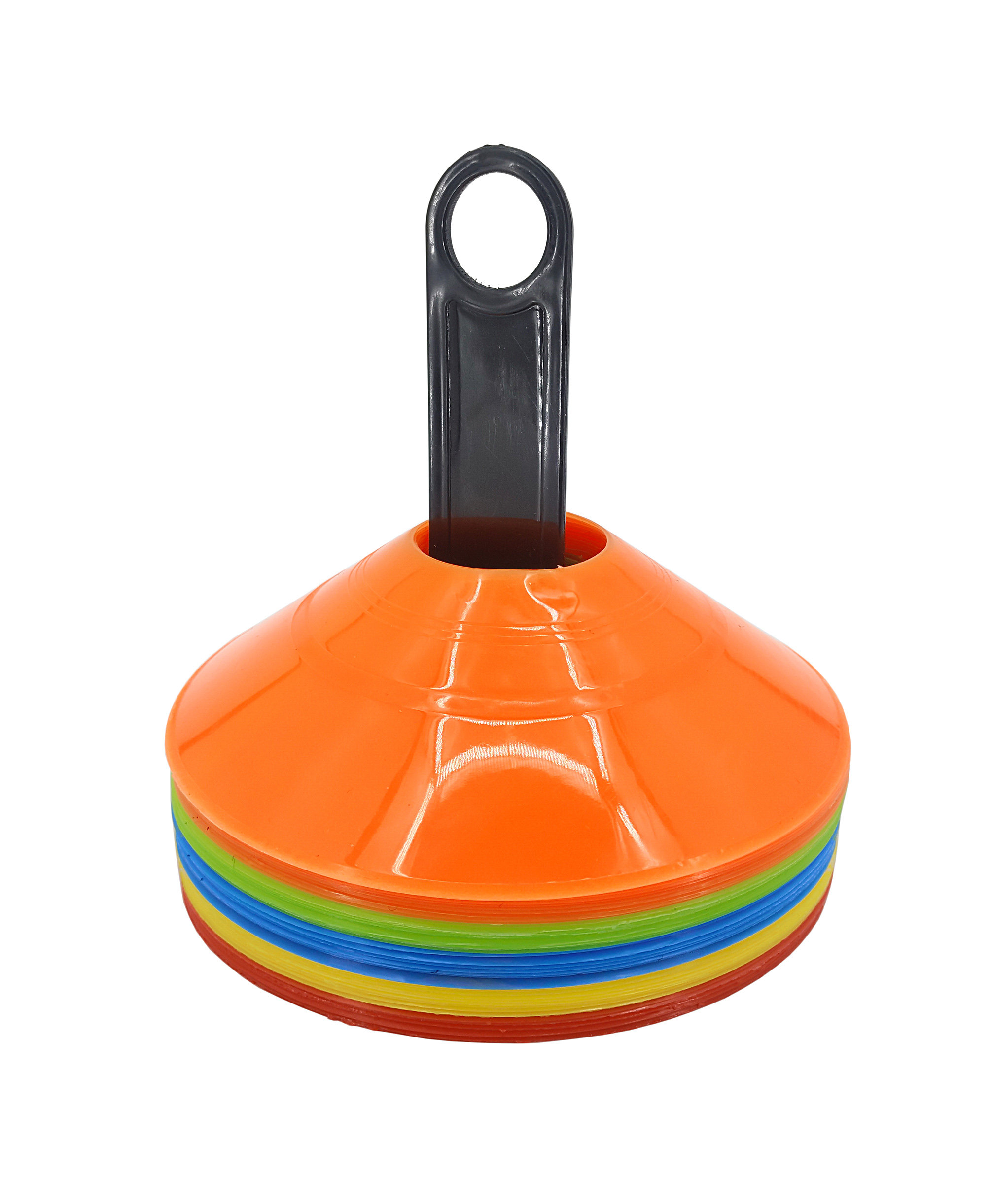 FixtureDisplays Set of 50 Sports Cones with Carrying Mesh Bag and Base ...