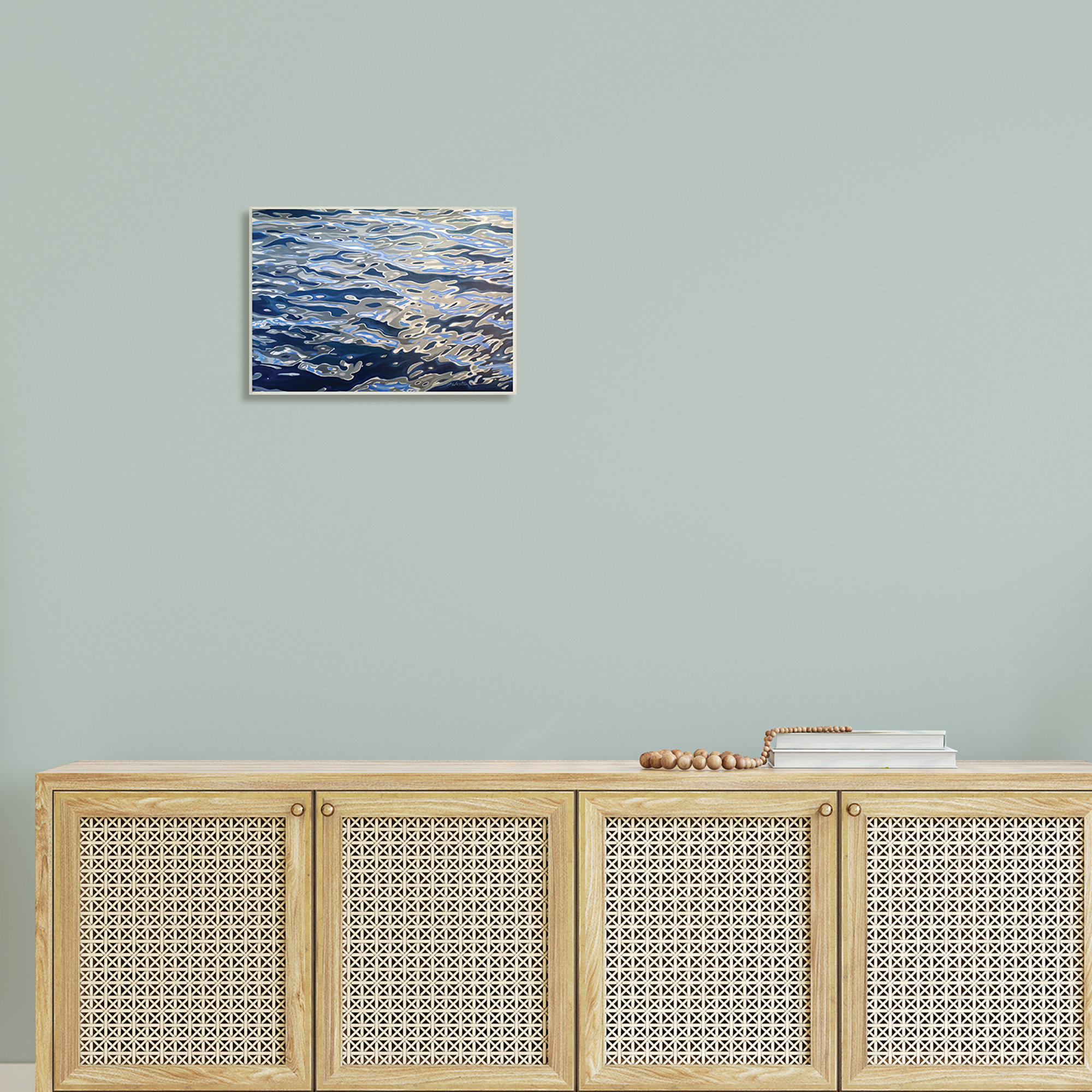 Stupell Industries Abstract Ocean Water Ripples Catching Sunlight Wall ...