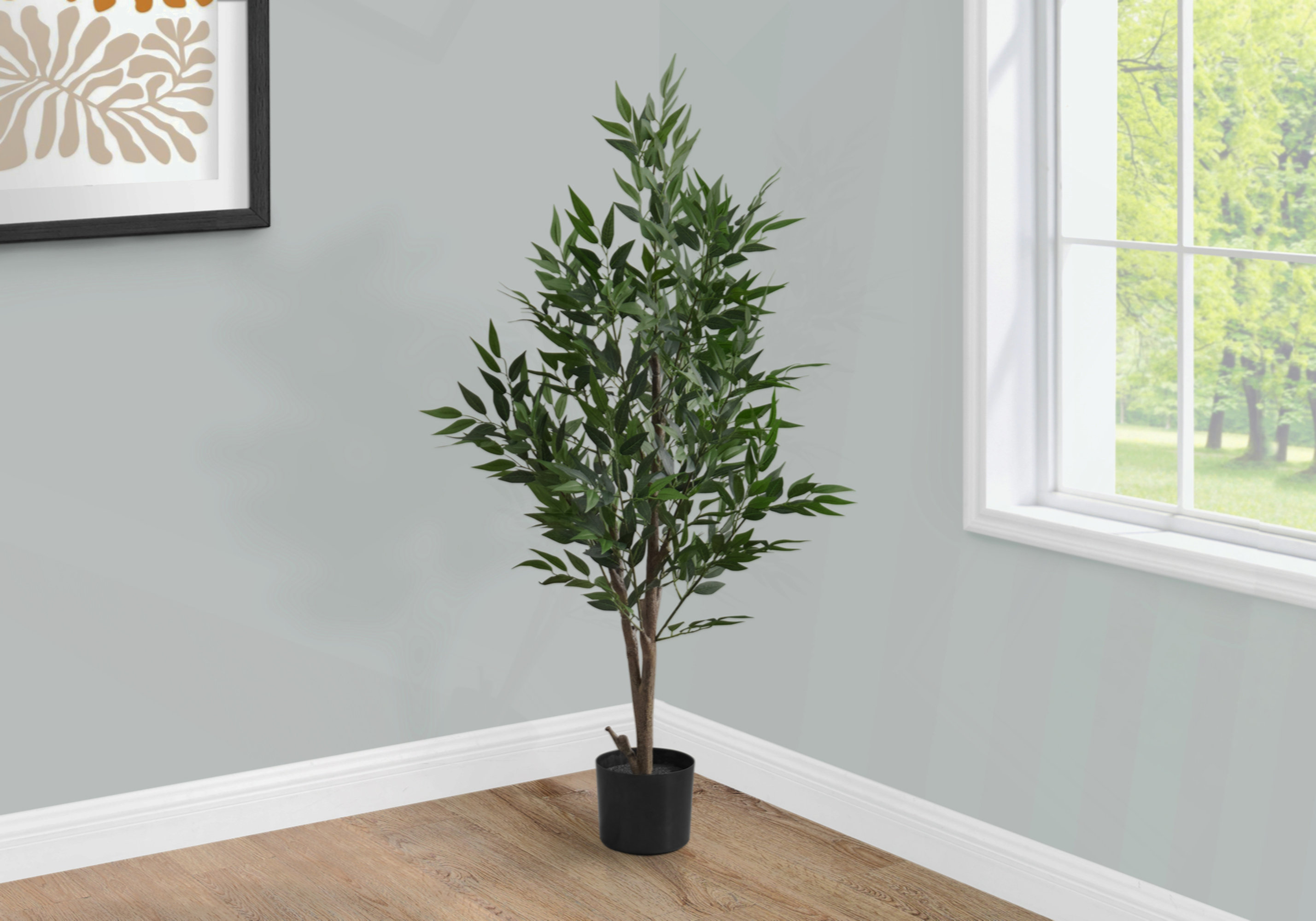 Latitude Run® Artificial Plant, Acacia Tree, Indoor, Faux, Fake, Floor ...